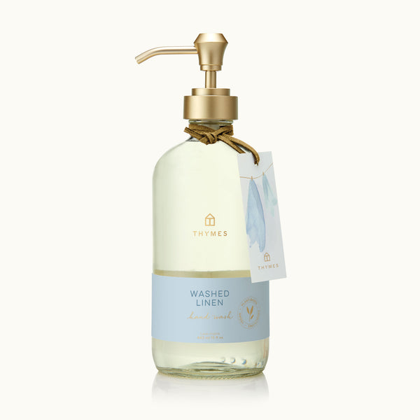 Thymes Washed Linen Hand Wash - Large - Soap & Water Everyday