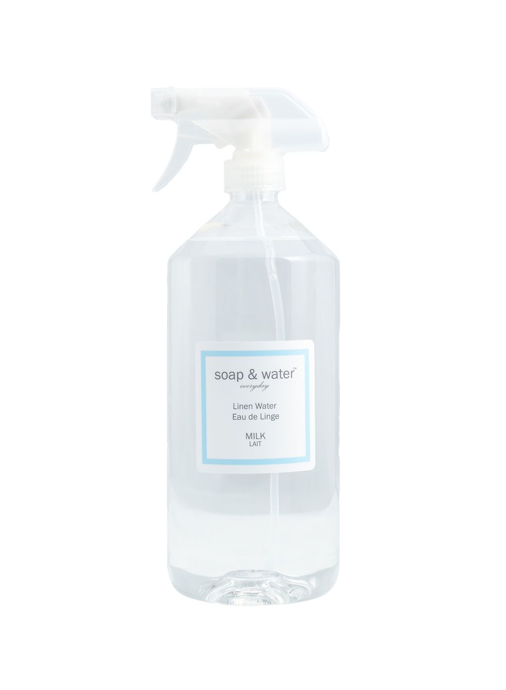 Soap & Water Milk Linen Water - 1L – Soap & Water Everyday